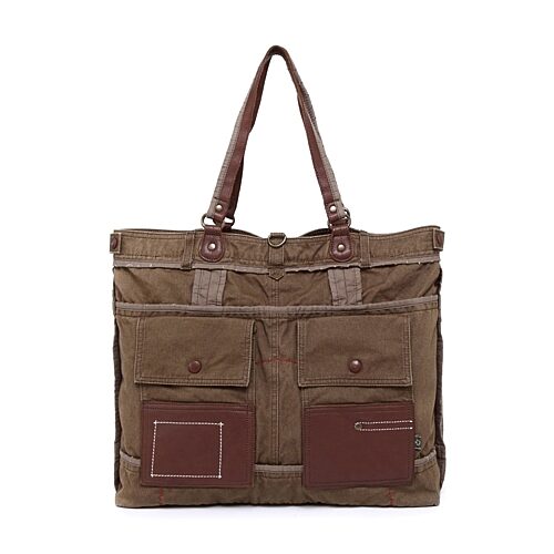 Click here for Tsd Brand Lake Toya Canvas Tote Bag - Olive prices