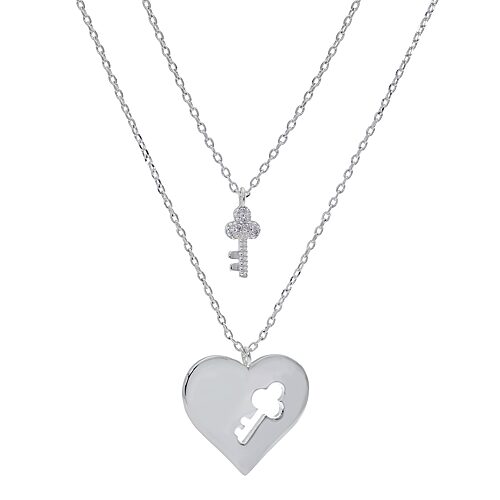 Click here for Sparkle Allure You & Me Womens Cubic Zirconia Pure... prices