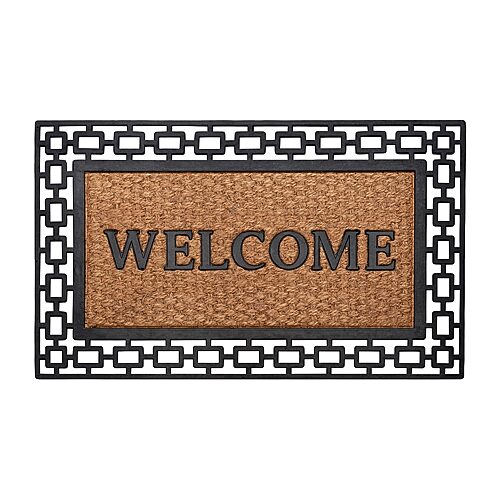 Click here for Achim Wrought Iron Welcome Coir 18X30 Doormat  One... prices