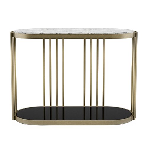 Click here for Furniture of America Aurora Storage Metal Console... prices