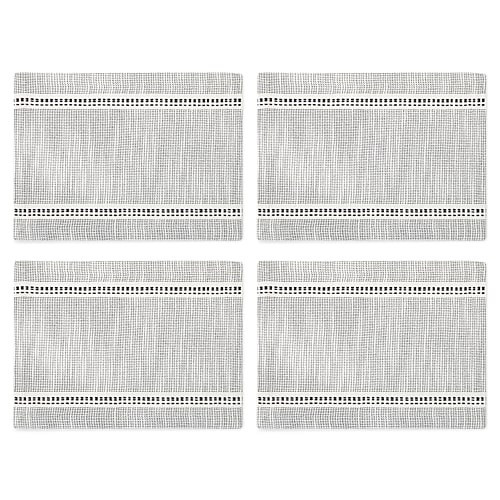 Click here for Linden Street 4-pc. Placemat  One Size  Black prices