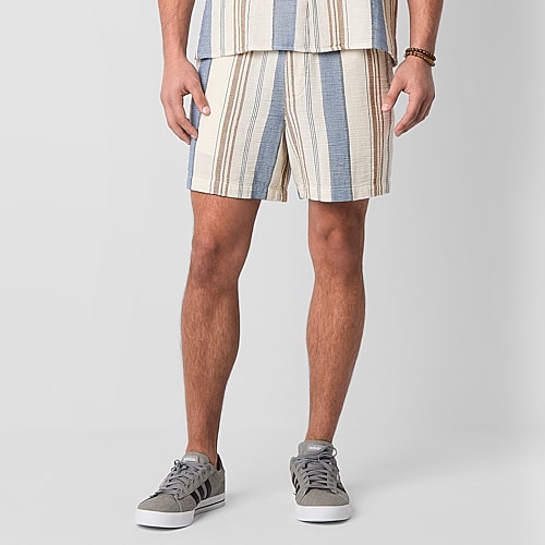 Click here for Arizona 6 Mens Textured Pull-On Short  X-large  Bl... prices