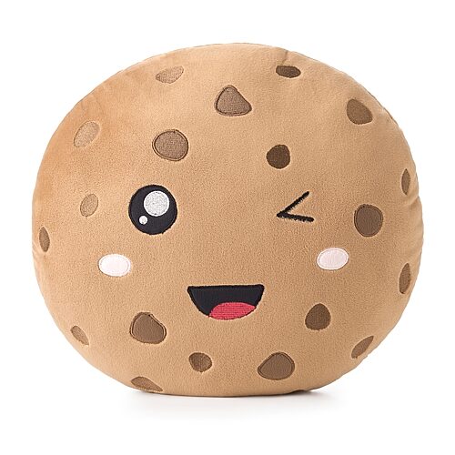 Click here for Novelty Cookie Throw Pillow  One Size  Brown prices