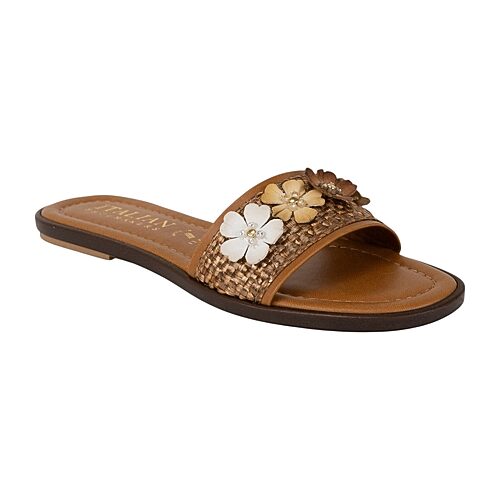 Click here for Italian Shoemakers Womens Flat Sandals  6 Medium... prices