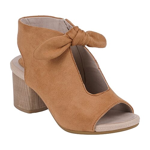 Click here for Gc Shoes Womens Kimora Knot Detail Block Heel Dres... prices
