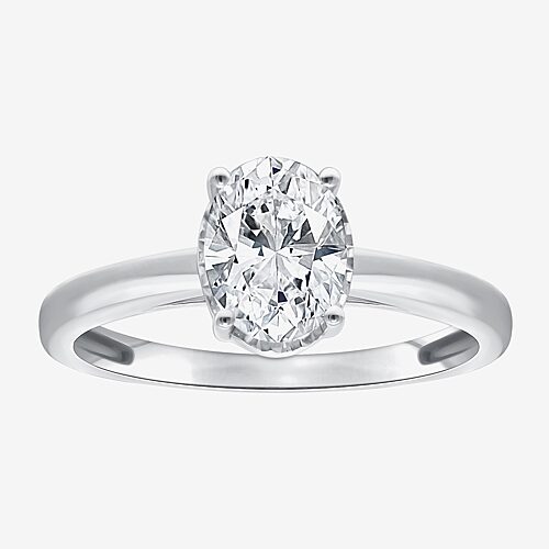 Click here for (I / Si2) Womens 1 CT. Lab Grown White Diamond Ova... prices