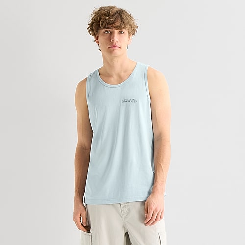 Click here for Arizona Mens Crew Neck Sleeveless Tank Top  Medium... prices