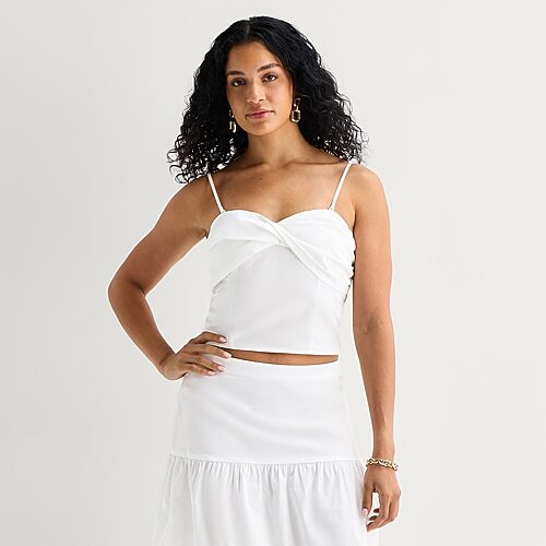 Click here for Bold Elements Womens Sweetheart Neck Sleeveless Ba... prices