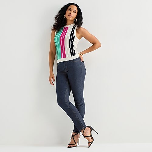 Click here for Bold Elements Womens High Rise Slim Leg Jean  6  B... prices