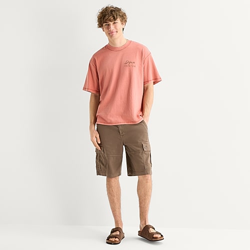 Click here for Arizona Mens 10 1/2 Cargo Short  36  Brown prices
