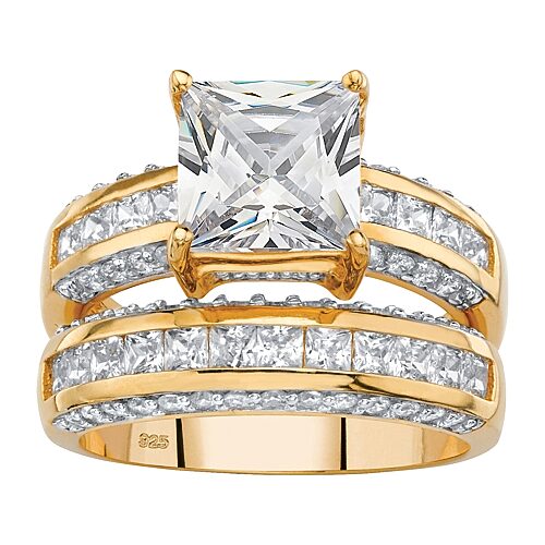 Click here for DiamonArt Womens 3 1/4 CT. T.W. White Cubic Zircon... prices