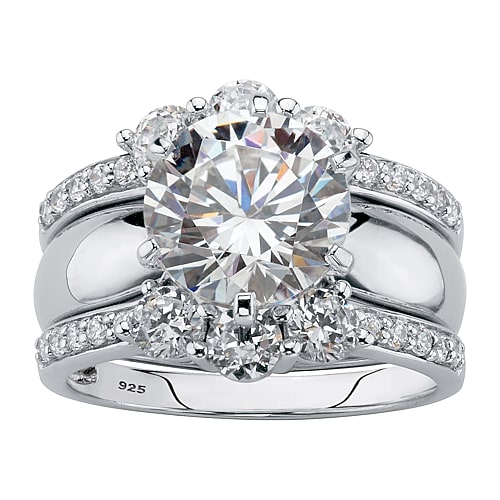 Click here for DiamonArt Womens 4 3/4 CT. T.W. White Cubic Zircon... prices