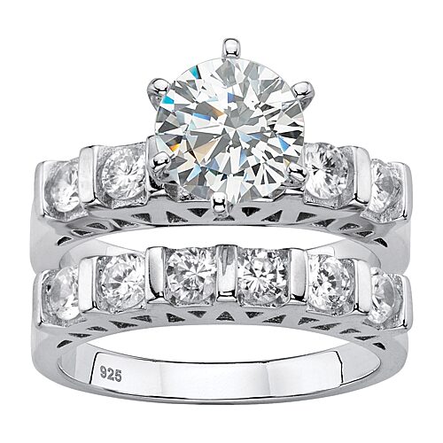 Click here for DiamonArt Womens 3 CT. T.W. White Cubic Zirconia P... prices