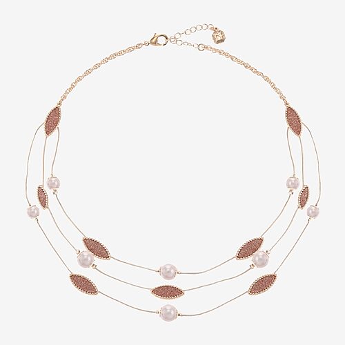 Click here for Monet Jewelry Layered Womens 17 Inch Strand Neckla... prices