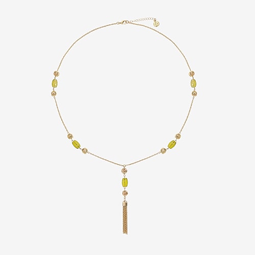 Click here for Liz Claiborne Beaded Tassel Womens 30 Inch Pendant... prices