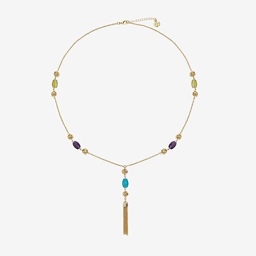 Click here for Liz Claiborne Beaded Tassel Womens 30 Inch Pendant... prices