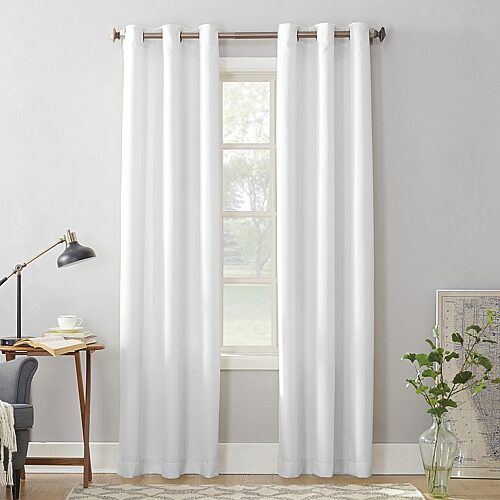 Click here for Montego Casual Textured Semi-Sheer Grommet Curtain... prices