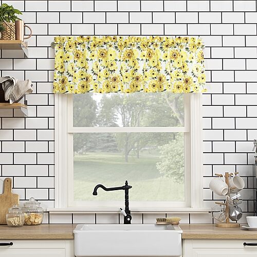 Click here for No 918 Sunny Rod Pocket Tailored Valance  One Size... prices