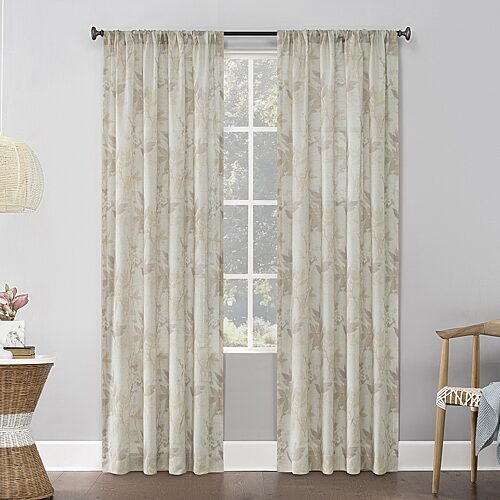 Click here for No 918 Hilary Rod Pocket Sheer Single Curtain Pane... prices