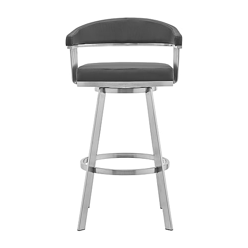 Click here for Chelsea 25 Swivel Barstool  One Size  Gray prices