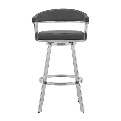 Click here for Chelsea 29 Swivel Barstool  One Size  Gray prices