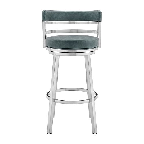 Click here for Madrid Swivel Bar Stool  One Size  Blue prices