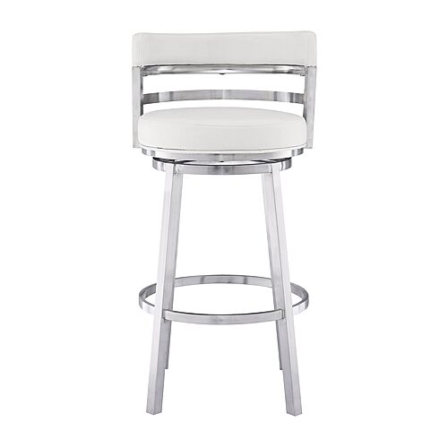 Click here for Madrid 26 Counter Height Swivel Gray Artificial le... prices