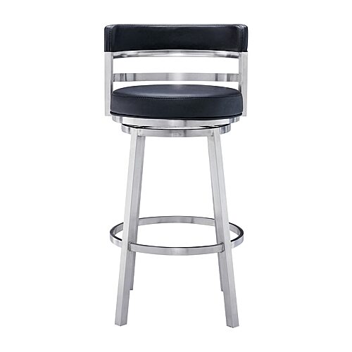 Click here for Madrid 30 Bar Height Swivel Gray Artificial leathe... prices