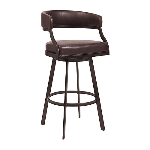 Click here for Dione Swivel Bar Stool  One Size  Brown prices