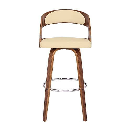 Click here for Shelly Swivel Bar Stool  One Size  Beige prices