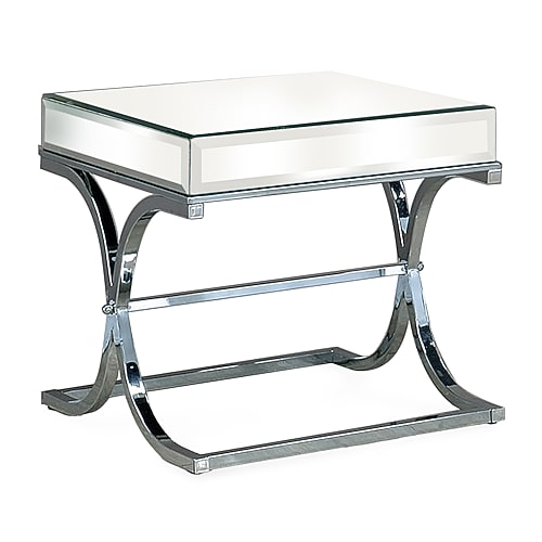 Click here for Furniture of America Hope Mirrored End Table  One... prices