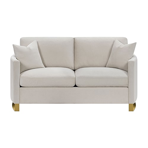 Click here for Corliss Track-Arm Loveseat  One Size  Beige prices