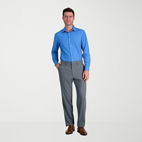 Click here for Haggar Premium Comfort Tonal Windowpane Mens Comfo... prices
