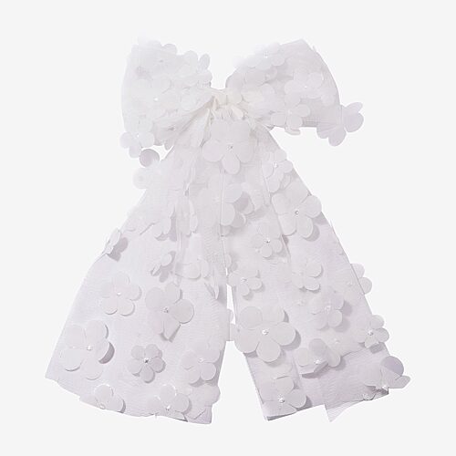 Click here for Bijoux Bar Hair Bow  One Size  White prices