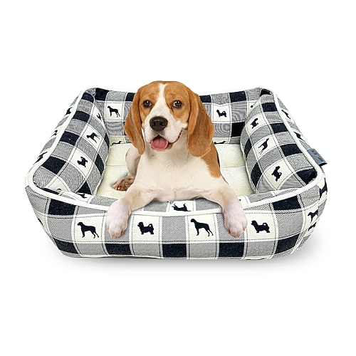 Click here for Paw & Decor Paws and Decor All Over Plaid Dogs Cud... prices