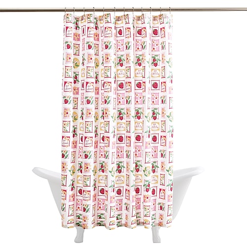 Click here for Home Expressions Stamps & Berries Shower Curtain... prices