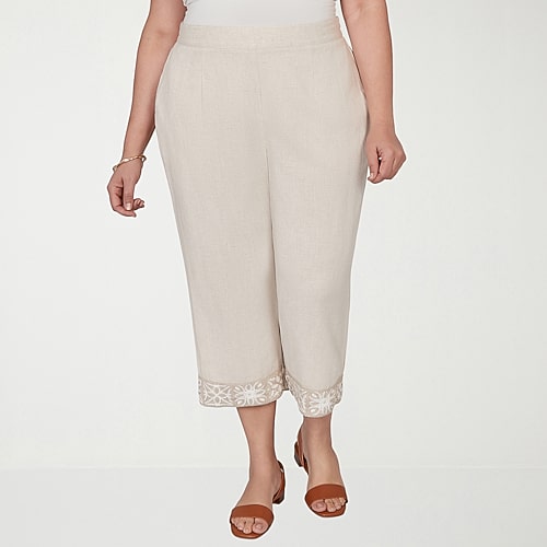 Click here for Alfred Dunner Natural Wonder Womens Plus Straight... prices