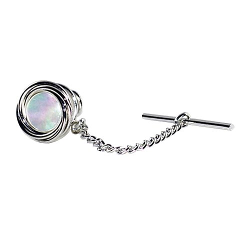 Click here for Mother-Of-Pearl Tie Tack  One Size  Gray prices