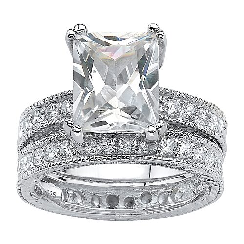 Click here for DiamonArt Womens 6 CT. T.W. White Cubic Zirconia S... prices