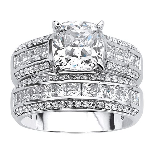 Click here for DiamonArt Womens 3 1/4 CT. T.W. White Cubic Zircon... prices