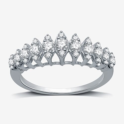 Click here for Womens 1/2 CT. T.W. Lab Grown White Diamond Sterli... prices