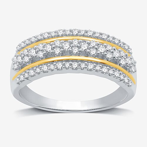 Click here for Womens 1/2 CT. T.W. Lab Grown White Diamond 14K Go... prices