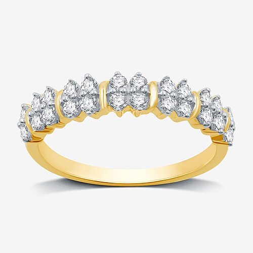 Click here for Womens 1/2 CT. T.W. Lab Grown White Diamond 14K Go... prices