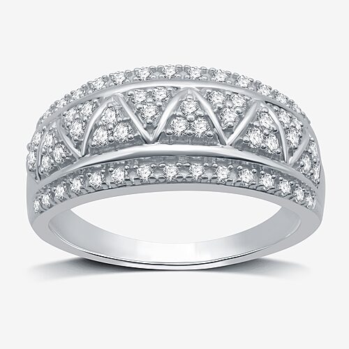 Click here for Womens 1/2 CT. T.W. Lab Grown White Diamond Sterli... prices