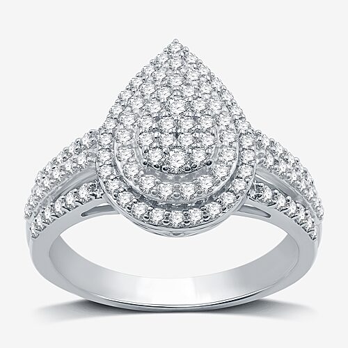Click here for Womens 3/4 CT. T.W. Lab Grown White Diamond Sterli... prices