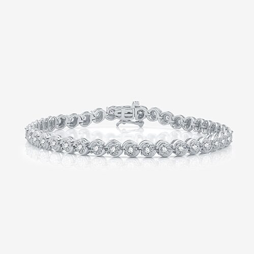 Click here for Womens 1 CT. T.W. Lab Grown White Diamond Sterling... prices