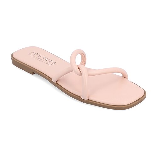 Click here for Journee Collection Womens Lauda Flat Sandals  8 1/... prices