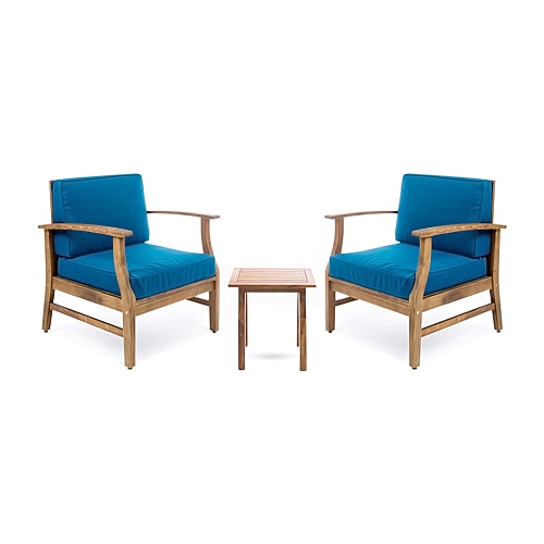 Click here for Perla 3-pc. Conversation Set  One Size  Blue prices
