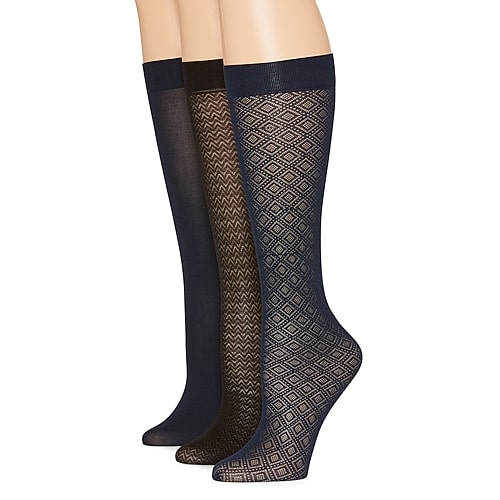 Click here for Mixit Womens 3 Pair Trouser Socks  4-10  Blue prices