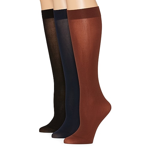 Click here for Mixit Womens 3 Pair Trouser Socks  4-10  Brown prices